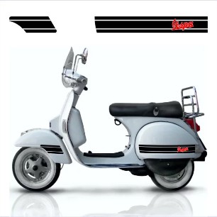 Jual Sticker Side Stripe Vespa PX | Shopee Indonesia