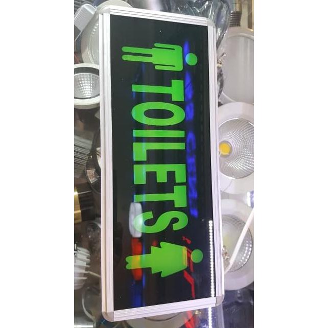 Jual lampu led emergency signboard toilet | Shopee Indonesia