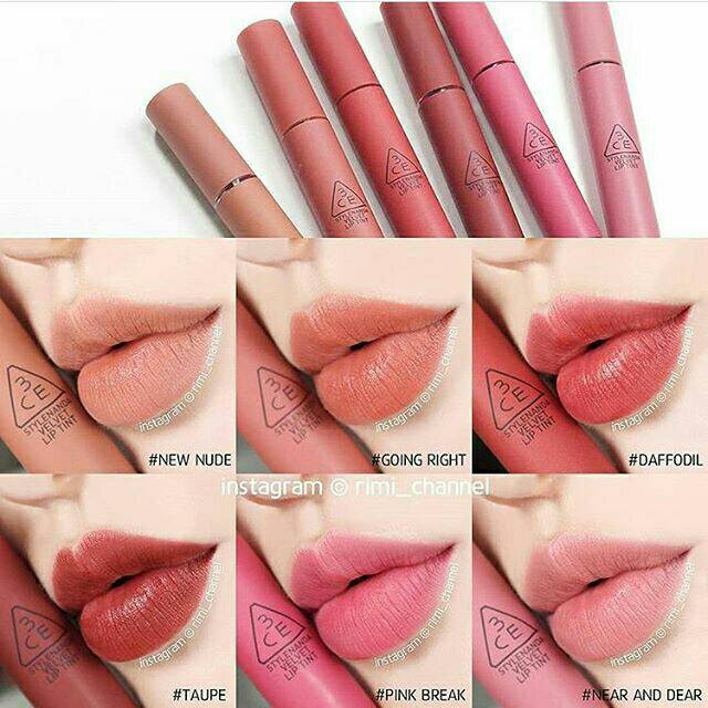 Jual 3CE STYLENANDA VELVET LIP TINT | Shopee Indonesia