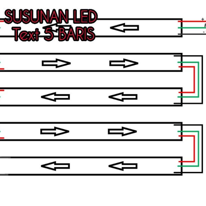 Jual Bagus Dipakai.. Modul strobo running text 5 baris vol.04 | Shopee ...
