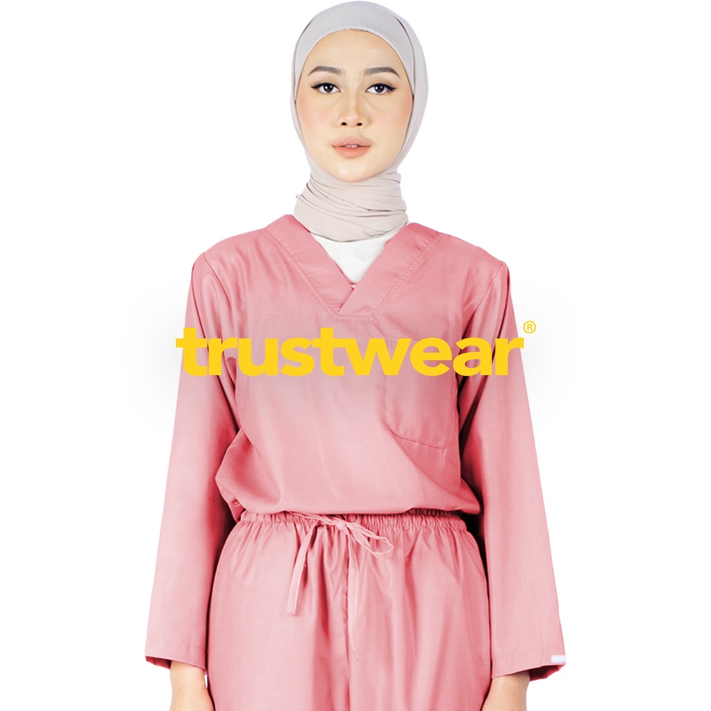 Jual Doctor's Scrub/Set Baju Celana Jaga OKA OK Perawat/Dokter Lengan ...