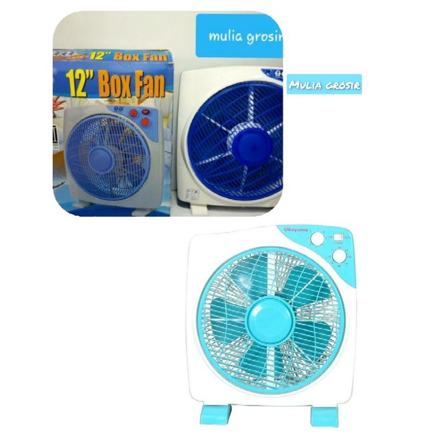 Jual Box Fan okayama 12" / Kipas Angin Kotak 12" | Shopee Indonesia