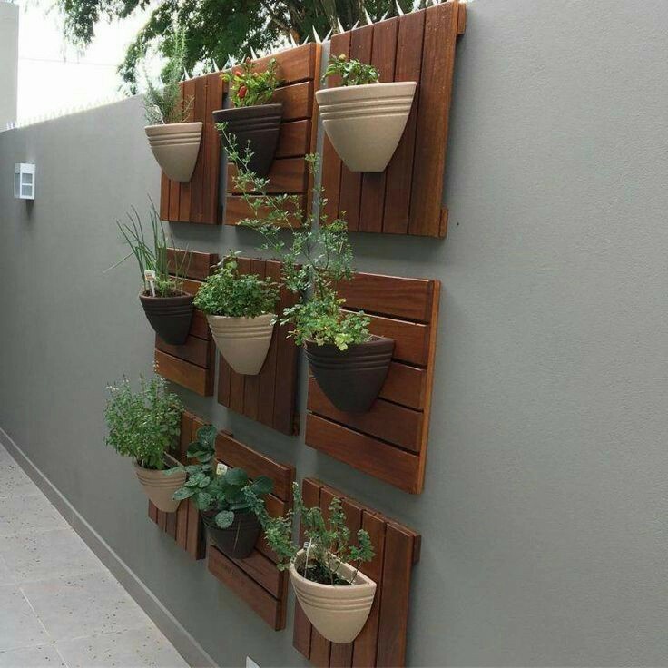 Jual pot dinding rak pot tanaman pot tanaman kayu rak pot tempel ...