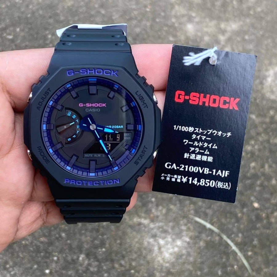 Jual JAM TANGAN PRIA CASIO G-SHOCK GA-2100VB-1A GA2100VB-1A ORIGINAL ...