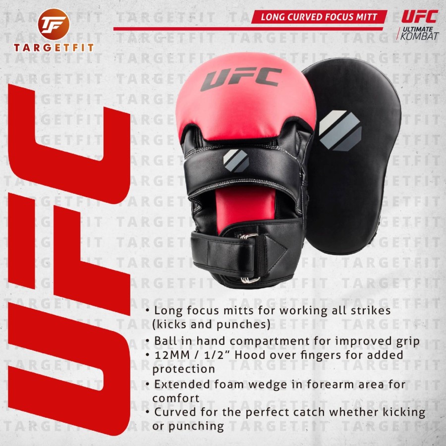 Jual UFC CURVED FOCUS MITT LONG / FOCUS PAD / BOXING PAD / TARGET PAD ...