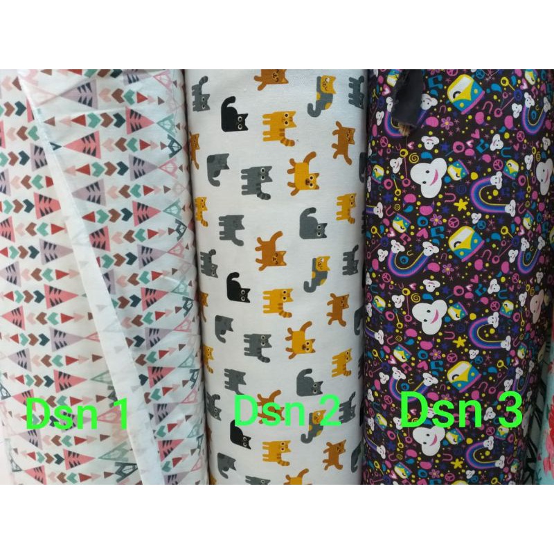 Jual KAIN CANVAS MOTIF TERMURAH | BAHAN KANVAS MOTIF TERMURAH | KAIN ...