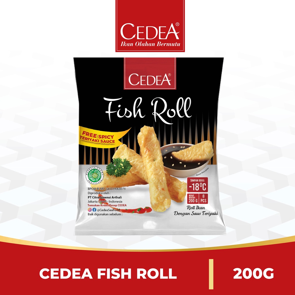 Jual CEDEA FISH ROLL [200g] / Free Saus Teriyaki | Shopee Indonesia