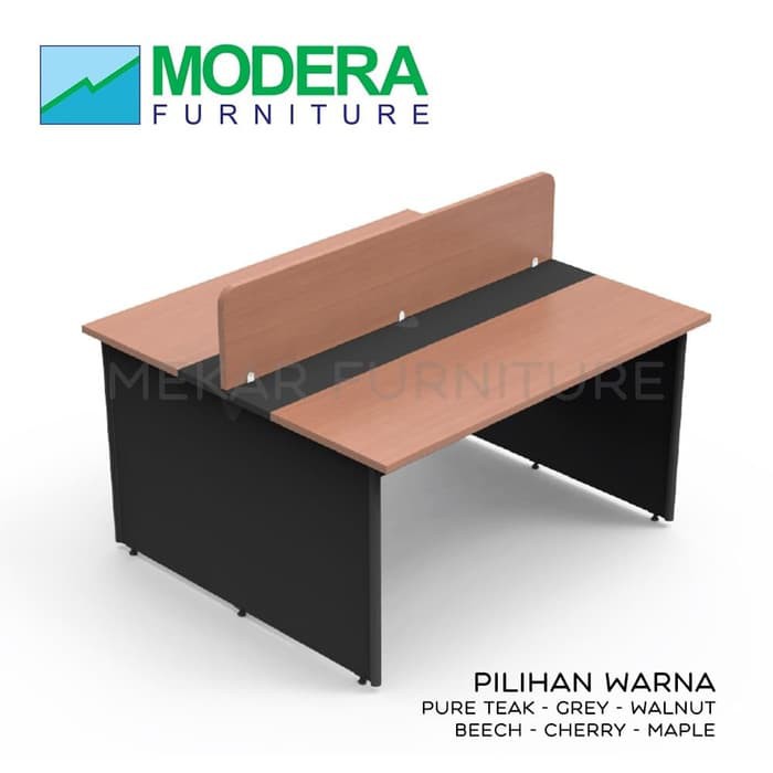 Jual MODERA MOF 122 Kerja Meja Staff Meja Belajar Meja Hadap 120x129x75 ...