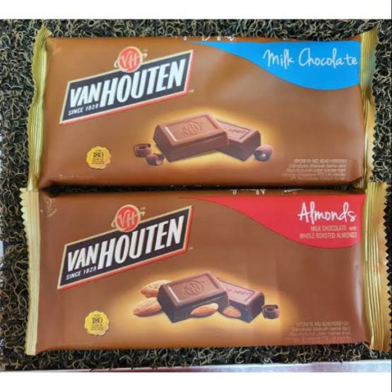 Jual Van Houten Chocolate Bar Exp 2022 | Shopee Indonesia