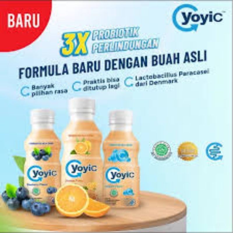 Jual yoyic yogurt original jeruk blueberry | Shopee Indonesia