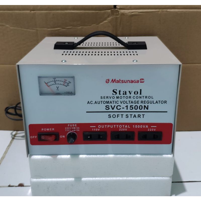 Jual Stavol Matsunaga 1500watt/ Stavolt SVC 1500 VA | Shopee Indonesia