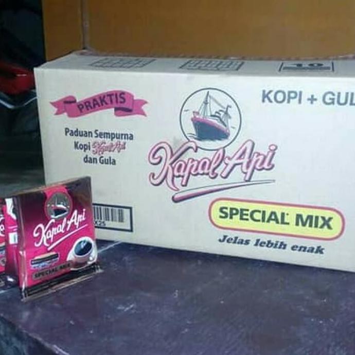 Jual PROMO 1 Dus Kapal Api Special Mix Kopi + gula | Shopee Indonesia