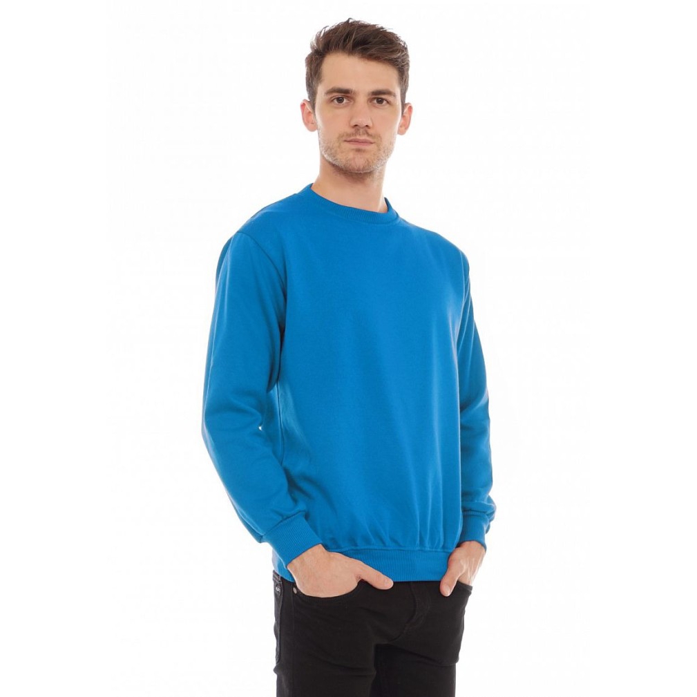 Jual Houseofcuff sweater basic lengan panjang sweater tebal biru ...