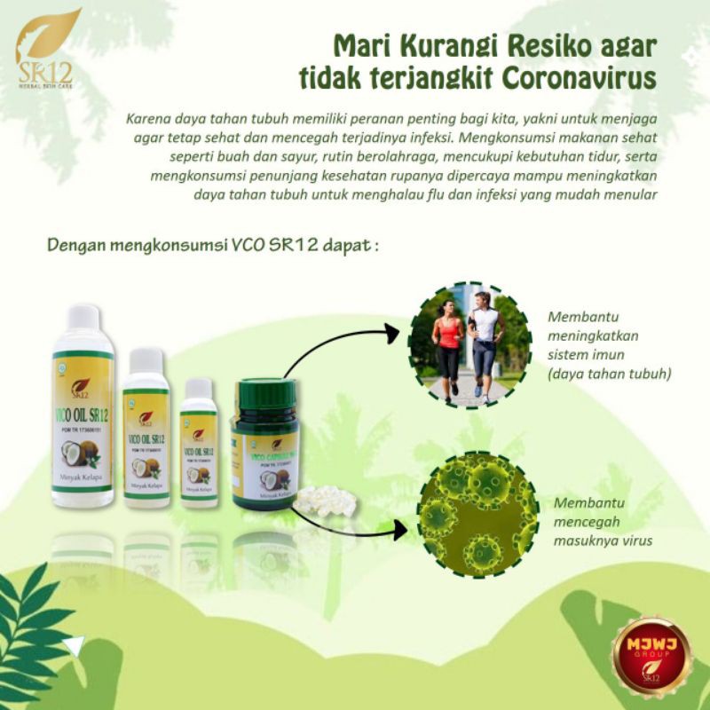 Jual Virgin Coconut Oil SR12 / Obat ampuh berbagai jenis penyakit luar ...
