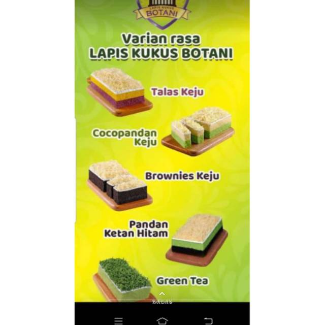 Jual Bolu lapis kukus botani, oleh oleh khas bogor rasa nya enak dan ...