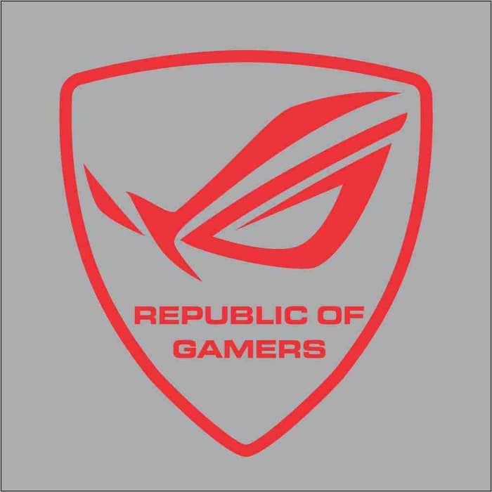 Jual Sticker / Stiker Asus ROG 6.5x7cm | Shopee Indonesia