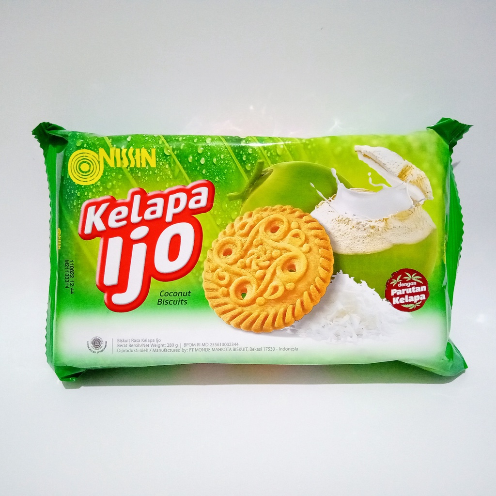 Jual Nissin Biskuit Kelapa ijo 280g | Shopee Indonesia