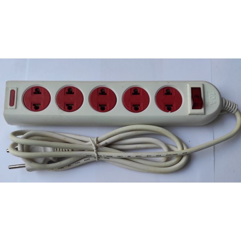 Jual Colokan Listrik 5 & 6 Lubang Stop Kontak Kabel Olor Murah | Shopee ...