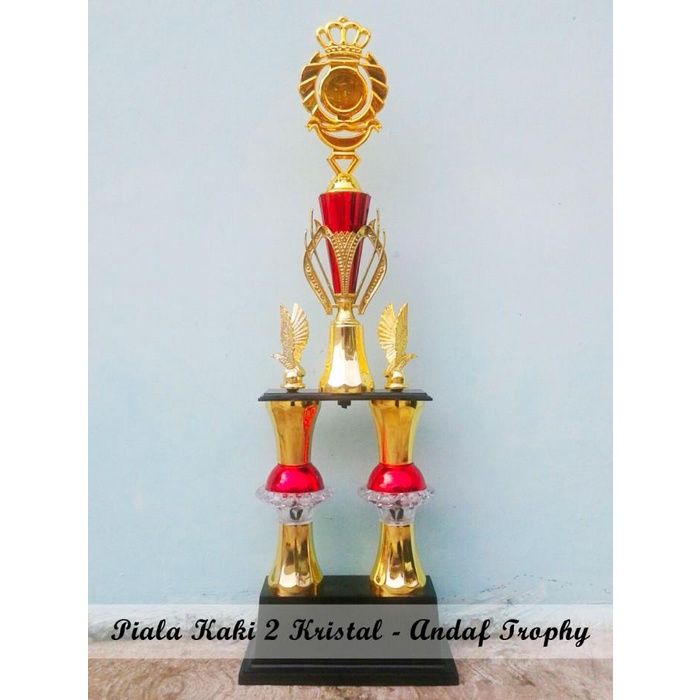 Jual Tropi Naya / Piala/Trophy Kaki 2 Kristal Tinggi 75Cm | Shopee ...