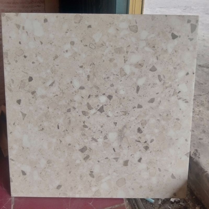 Jual keramik 50x50 Dexter brown tekstur dop/kesat | Shopee Indonesia