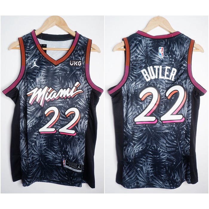 Jual JERSEY NBA FASHION EDITION MIAMI #22 JIMMY BUTLER HITAM | Shopee ...
