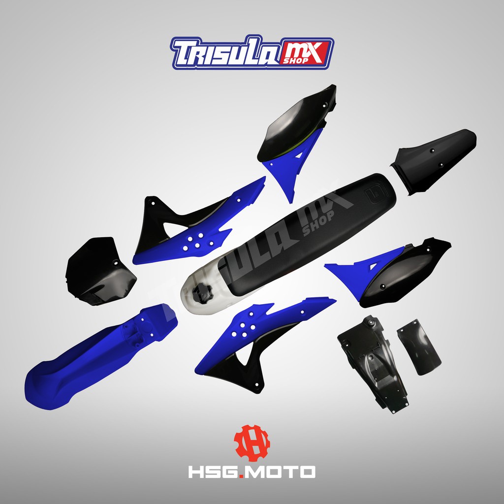 Jual BODY SET GORDON KLX 150 - BIRU HITAM | Shopee Indonesia