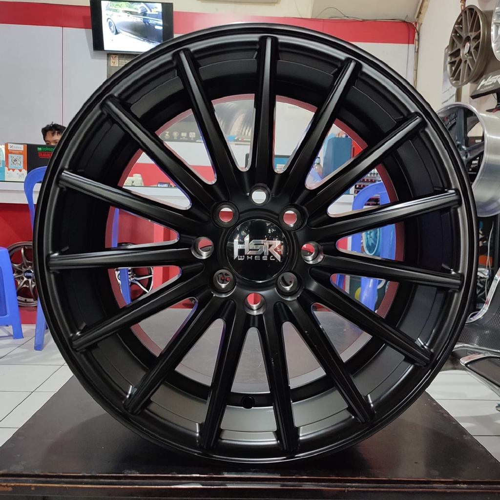 Jual Pelek Velg Mobil Daihatsu Rocky Toyota Raize R16 Ring 16 Murah Type HSR TSUKUBA R16 Baut 4 ...