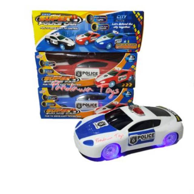 Jual Mobil Polisi Bump And Go Mobil Polisi Suara Robot Polisi ...