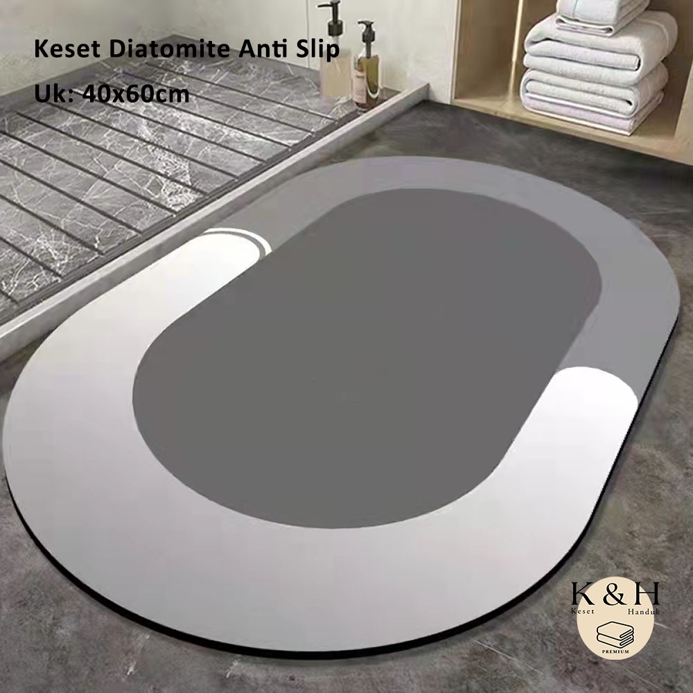 Jual Keset Batu Kaki 40 x 60 cm Diatomite Anti Slip / Anti Bakteri ...