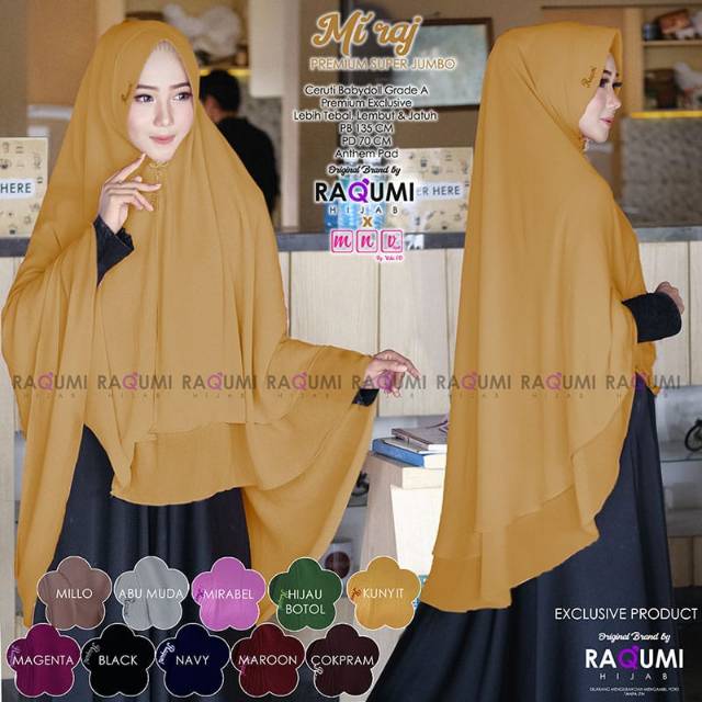 Jual MIRAJ PREMIUM KHIMAR | Shopee Indonesia