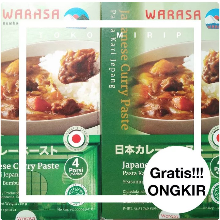 Jual Warasa JAPANESE CURRY PASTE KARI JEPANG Bumbu Instan Kental ...