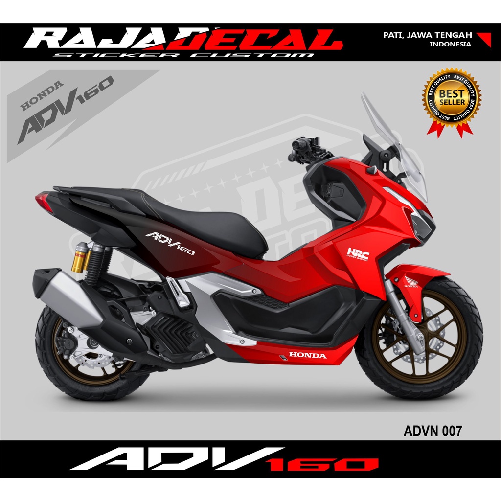 Jual Modifikasi Honda ADV 160 2022-Stiker Dekal ADV 160 Disain Motif ...