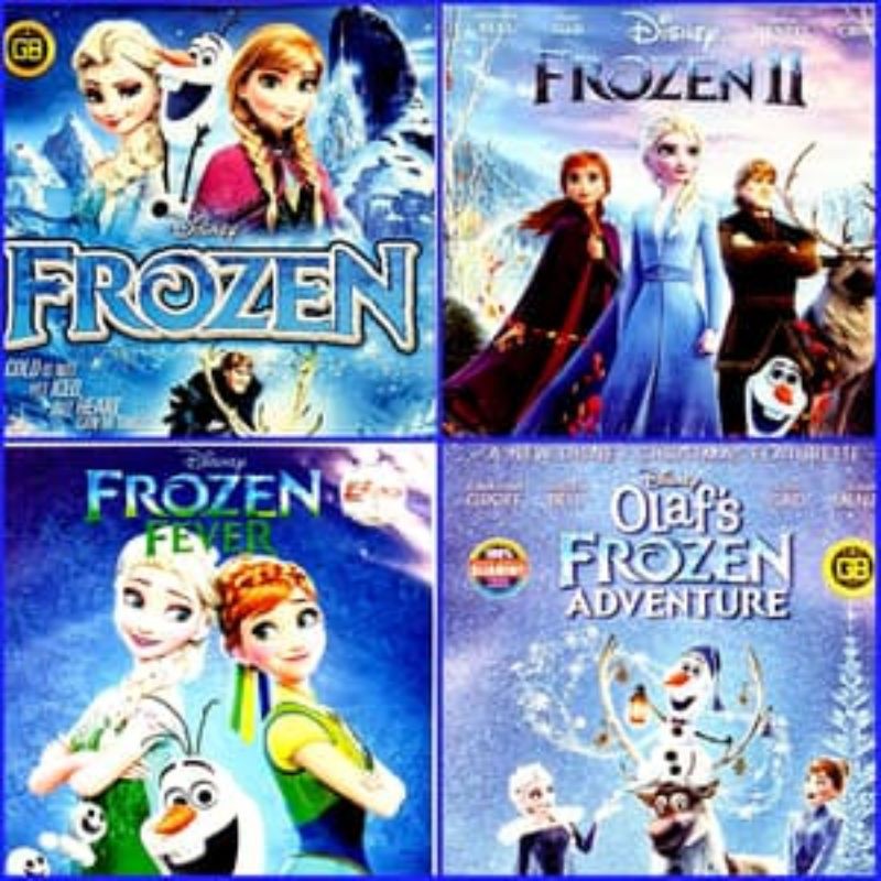 Jual KASET FILM ANAK KARTUN DISNEY FROZEN 4 DISC LENGKAP-FILM FROZEN ...