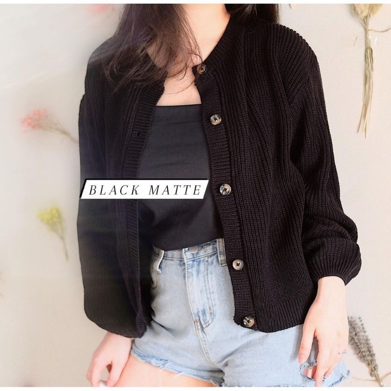 Jual Livia Cardigan Cardigan Rajut Crop Cardigan Sweater Rajut Shopee Indonesia