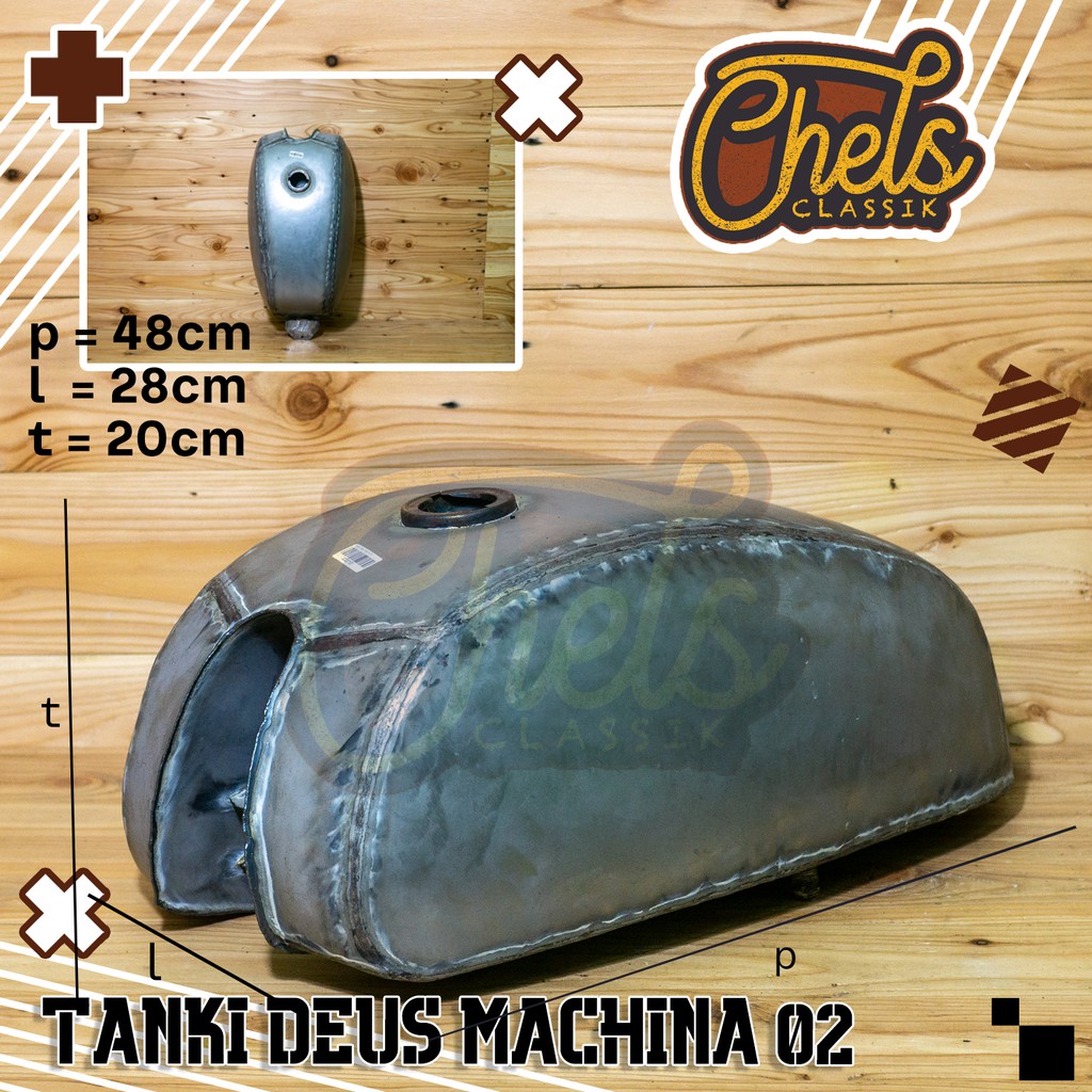 Jual tangki kustom deus / tangki japstlye / tangki tracker | Shopee ...