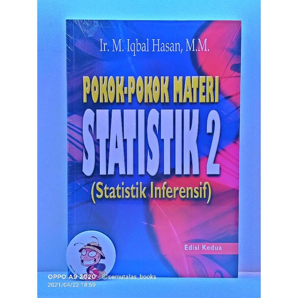 Jual Pokok Pokok Materi Statistik 2 Statistik Inferensif Shopee