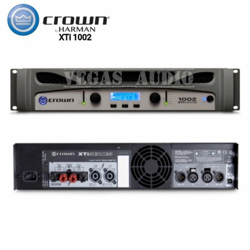 Jual CROWN XTi 1002 POWER AMPLIFIER 2CHANNEL ORIGINAL | Shopee Indonesia