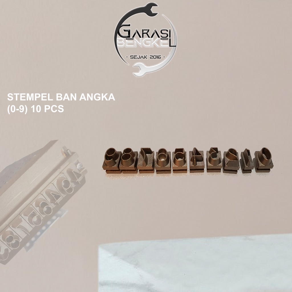 Jual Stempel Ban ANGKA (15675) 0-9 (10PCS) | Shopee Indonesia