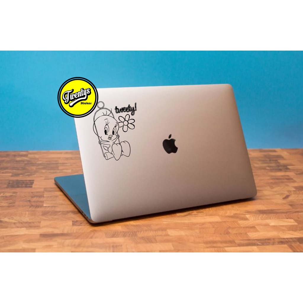 Jual STIKER LAPTOP STIKER TWEETY 15 AKSESORIS LAPTOP CUTTING STICKER ...