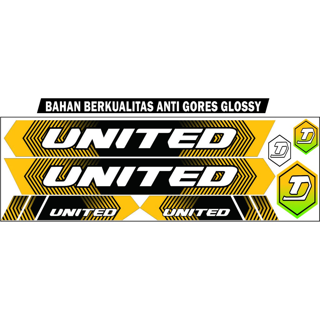 Jual STIKER VARIASI BUAT SEPEDA UNITED STILE BMX LOKS VARIASI BIKE ...