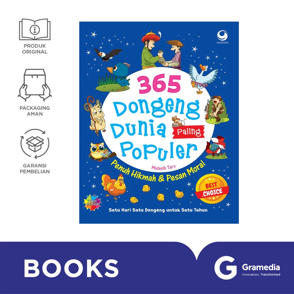 Jual 365 Dongeng Dunia Paling Populer (Mulasih Tary) | Shopee Indonesia