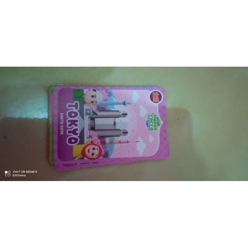 Jual KARTU AR CHOKI CHOKI NUSSA DAN RARRA || kartu kota Tokyo | Shopee ...