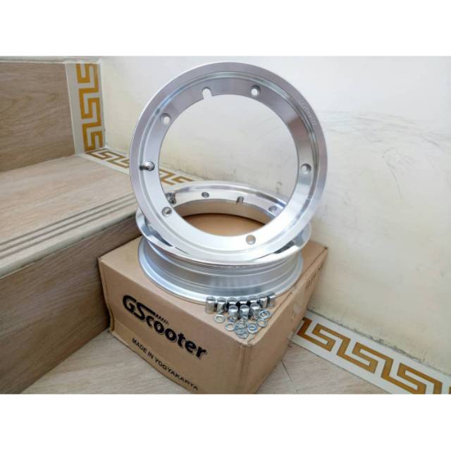 Jual Velg tubeless Vespa merk gscooter model ML Full Polish bukan sip ...
