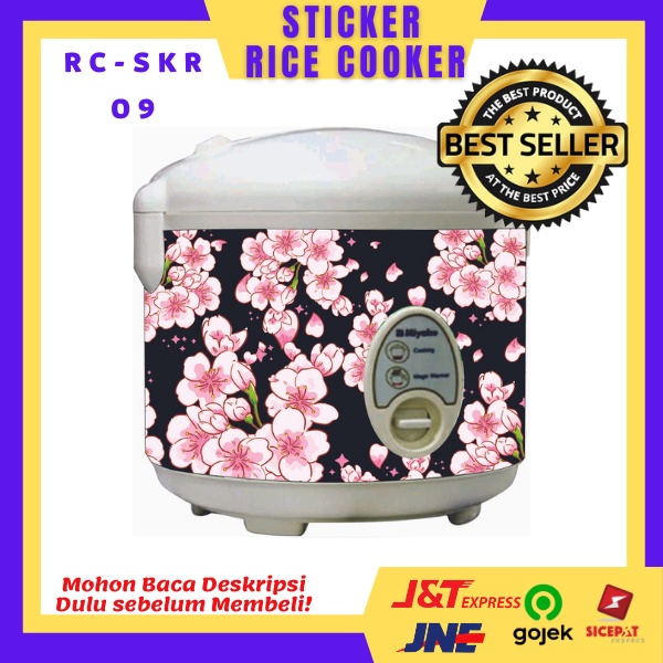 Jual Sticker Magicom Ricecooker SAKURA/RC-SKR/RICE COOKER STICKER ...