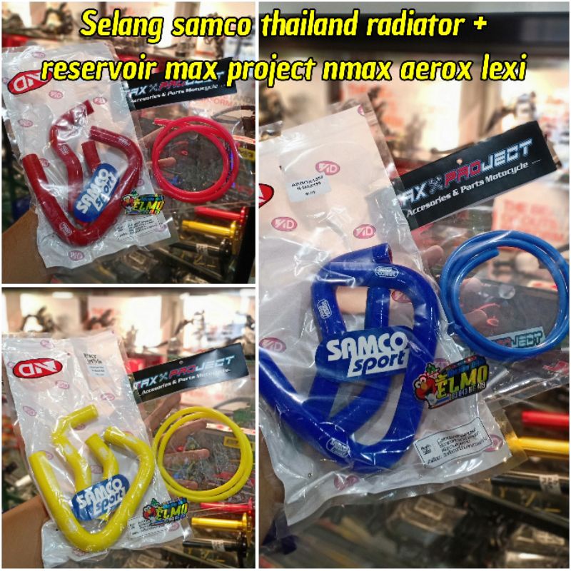 Jual Selang radiator plus selang reservoir samco max project nmax aerox ...
