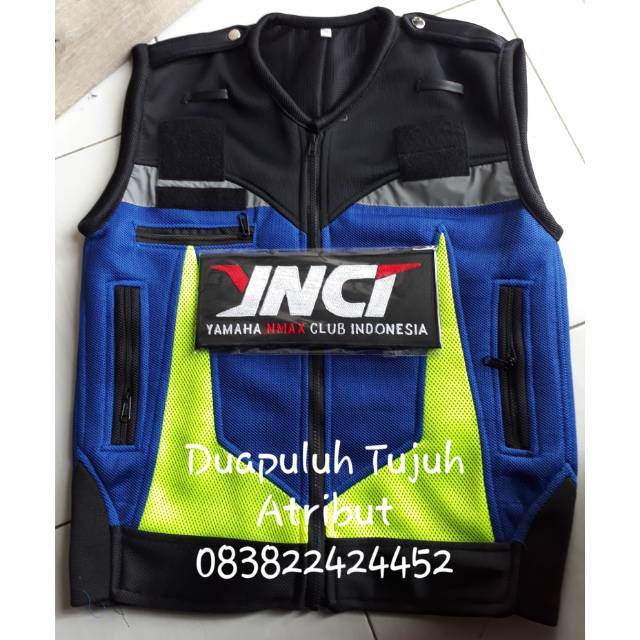 Jual Rompi Club Motor Biru Kombinasi Hijau Fullshet - Duapuluh Tujuh ...