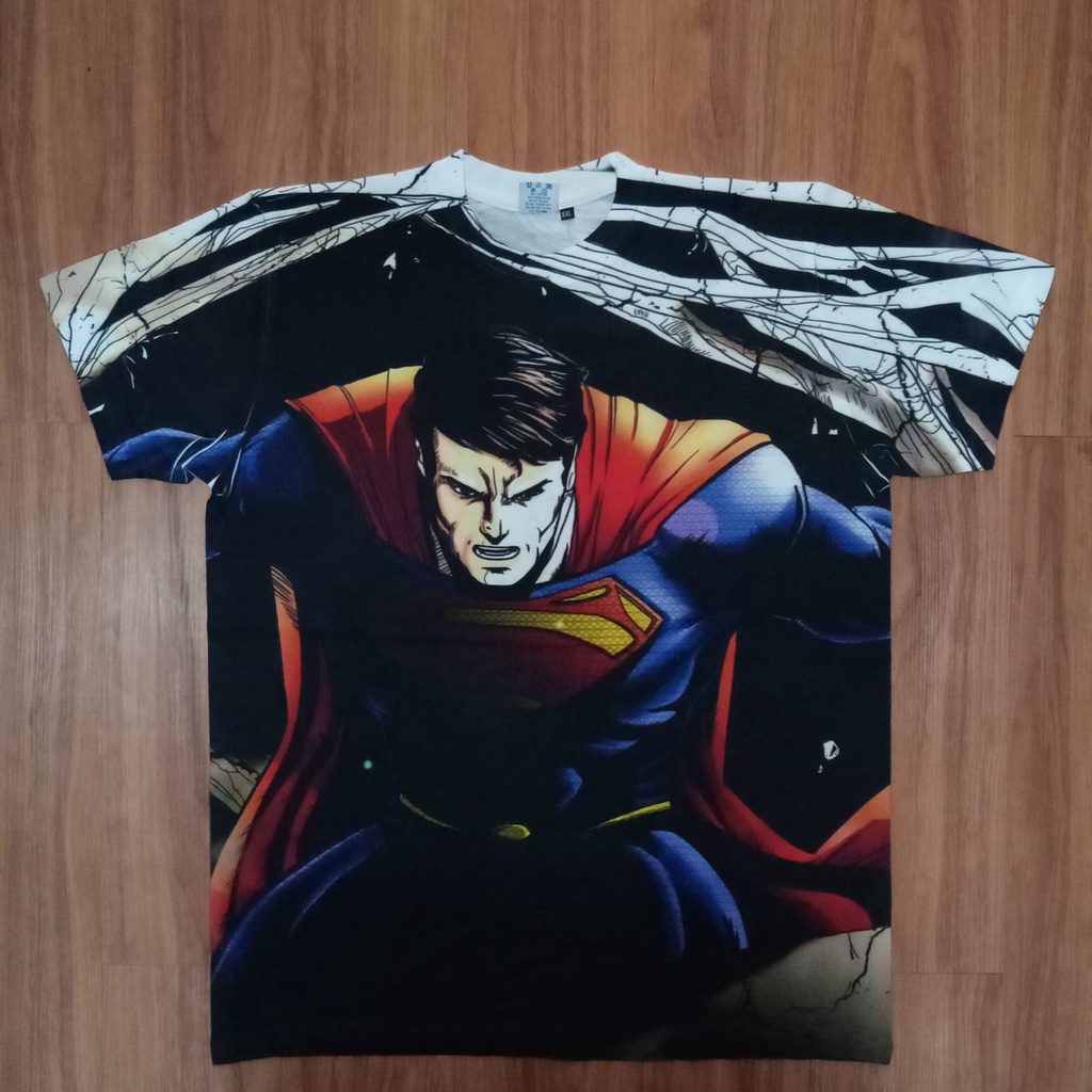 Jual KAOS SUPERMAN AOP 04 DC, BOOTLEG TAG THAILAND, AOP, ALL OF PRINT ...