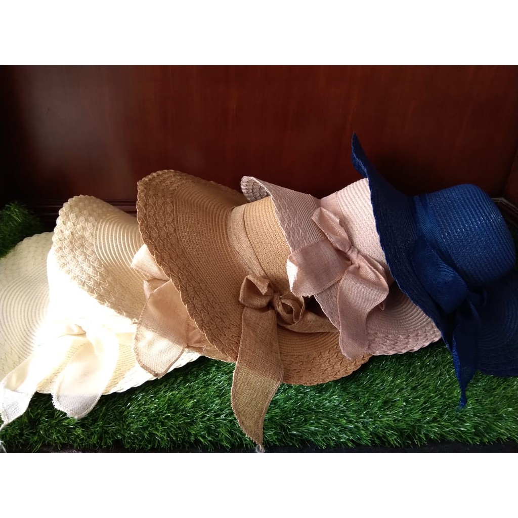 Jual topi pantai kEPANG DAUN | Shopee Indonesia