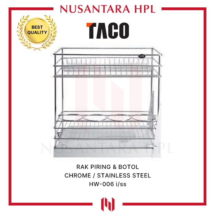 Jual Rak Botol - Taco Rak Piring Botol Bawah Hw 006 I / Hw 006 Ss ...
