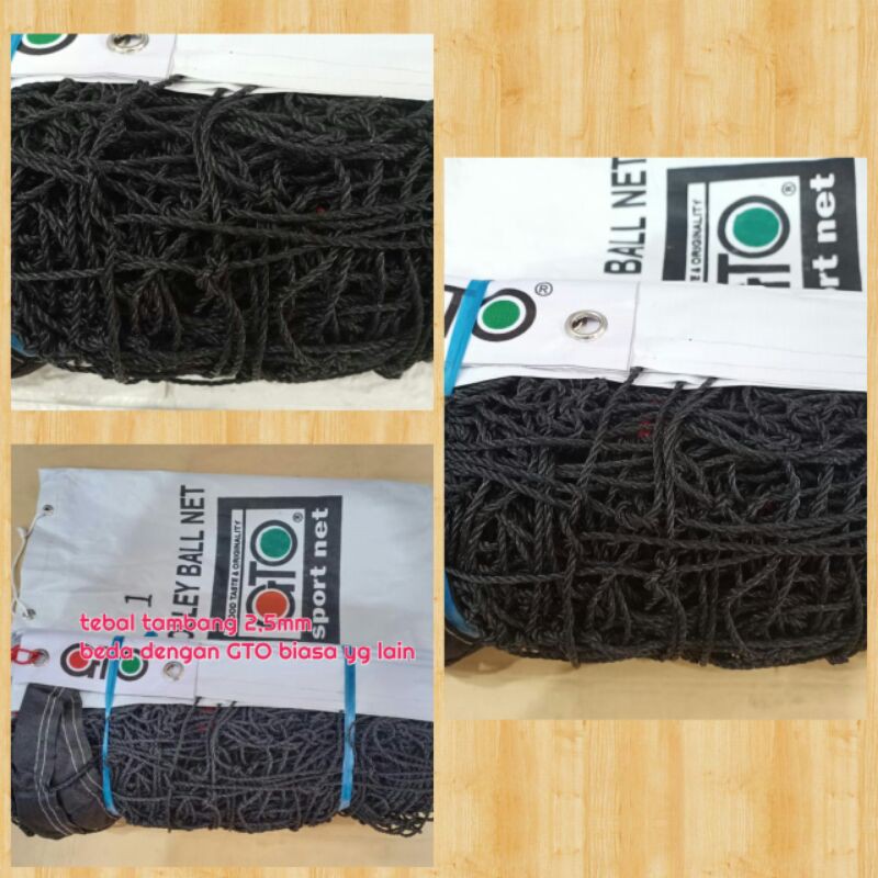 Jual Net volly GTO Super tebal tambang 2,5mm | Shopee Indonesia